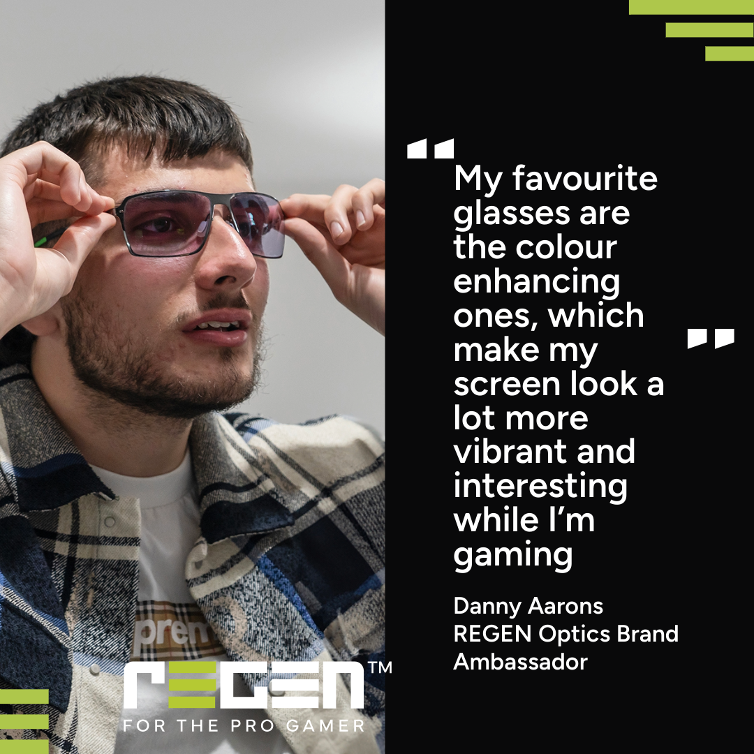 The Colour Enhancing Lens... REGENs innovative new gaming lens tech ...